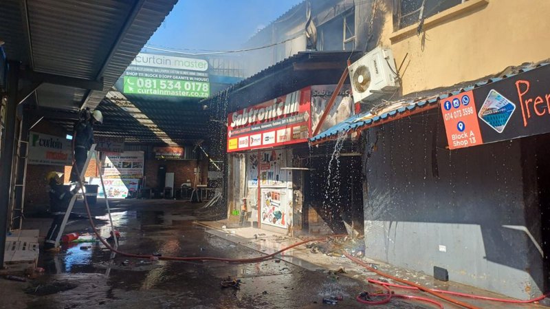 Durban shop owner counts cost after China Mall fire