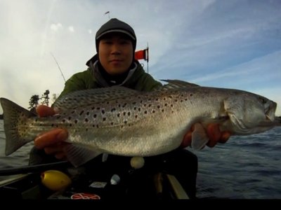 VIDEO: Kayak fishing freak