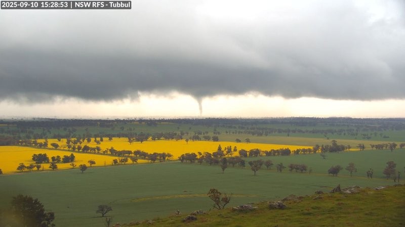 WATCH: Surveillance camera captures tornado in Australia