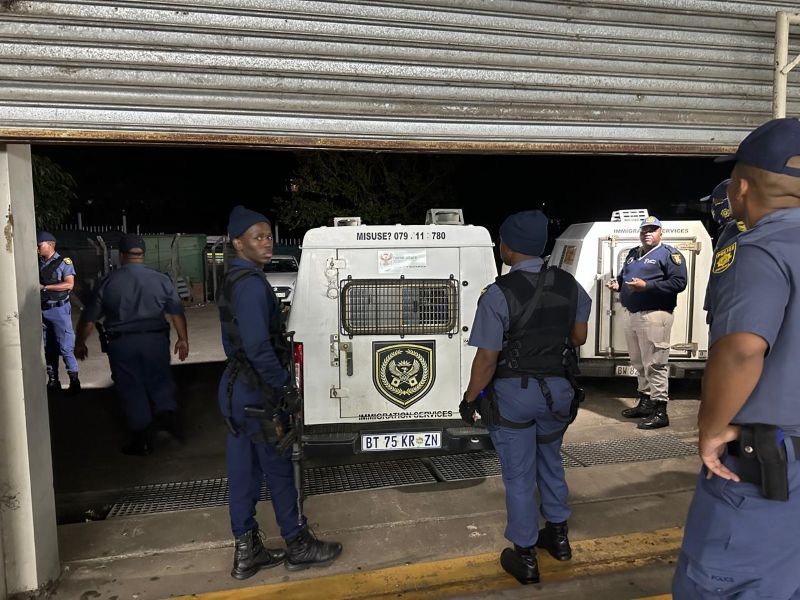 LOOK: Police raid two KZN clothing factories, 47 arrested
