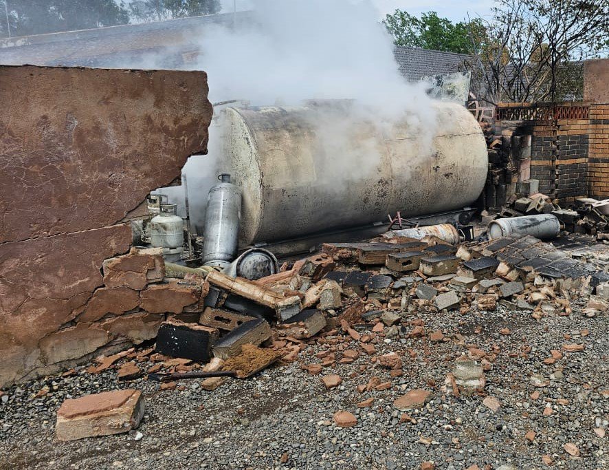 PICTURES: Gas explosion in Midlands