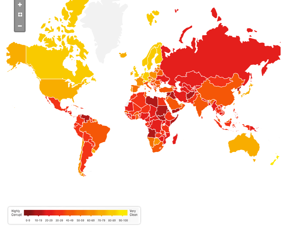SA 64th on corruption list