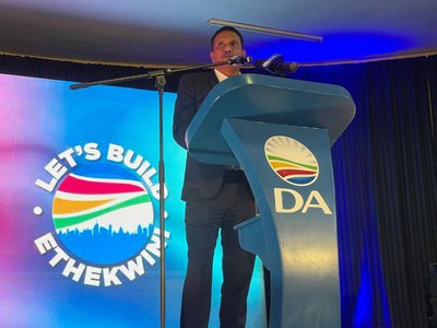 Haniff Hoosen announced as DA’s eThekwini mayoral candidate