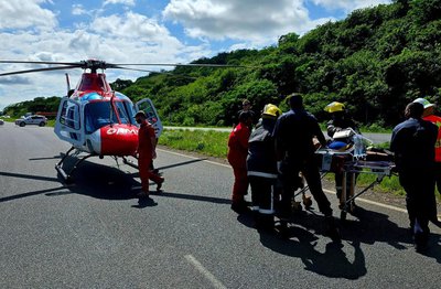 Helicopter called in after M19 crash
