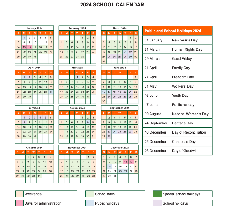 Here Are The Public School Days And Holidays For 2024