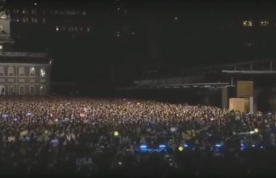 Thousands at final Clinton rally