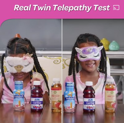 WATCH: Adorable eight-year-old identical twins ace this telepathy test!