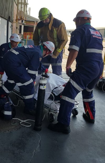 PMB man hospitalised after hand caught in industrial machine