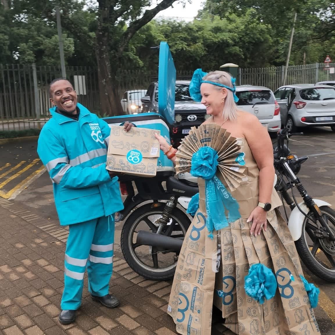 Hillcrest teachers turn Checkers Sixty60 bags into brilliant fashion