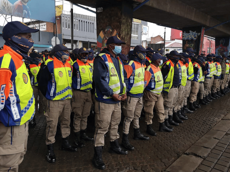 The JMPD finally have bullets in their firearms again