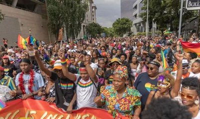 Thousands rally at Pride march despite terror warning