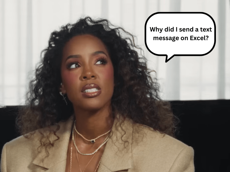 Kelly Rowland looks back on her Microsoft Excel text drama