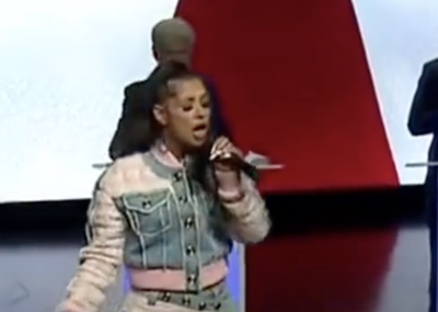 WATCH: Singer swears on live TV during US national anthem