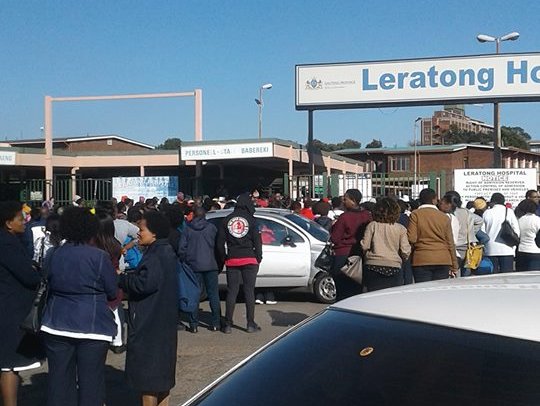 Protests rock Leratong Hospital