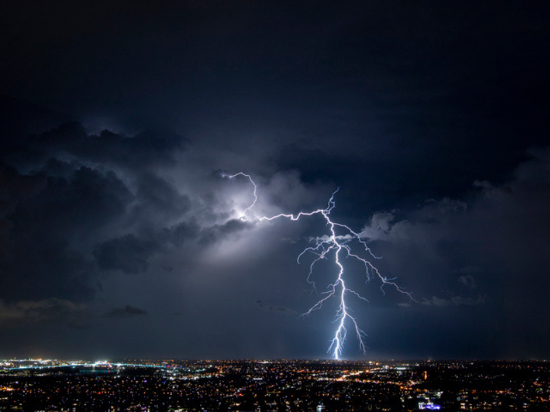 Lightning strike kills two at North West event