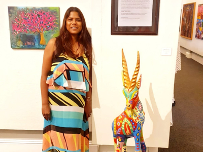 Delaine Cools' Dreaming In Rainbows Art exhibition