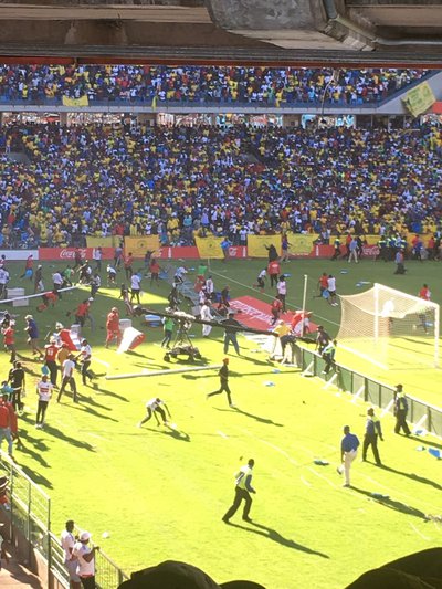 Khoza condemns pitch invasion, pledges full cooperation to authorities