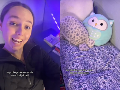 ‘My college dorm room is an actual jail cell’