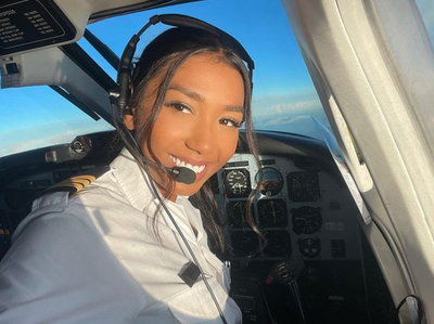 The inspiring SA pilot flying high in the sky and on social media