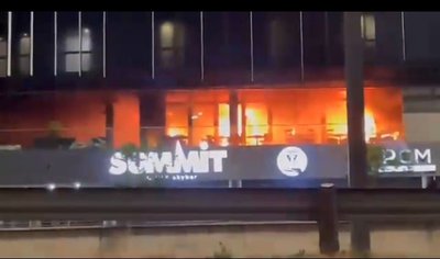 WATCH: Massive fire at Summit restaurant in Menlyn