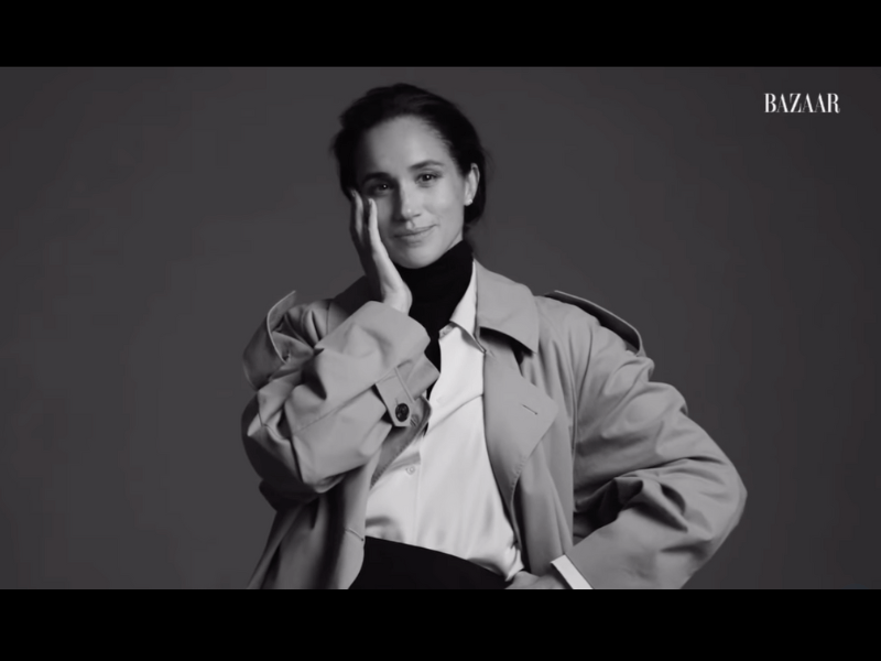 Meghan Markle graces the cover of Harper's Bazaar