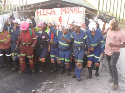 Workers at Implats down tools over wages