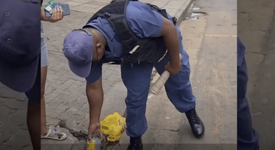 WATCH: SAPS investigates video of alleged drunk cop