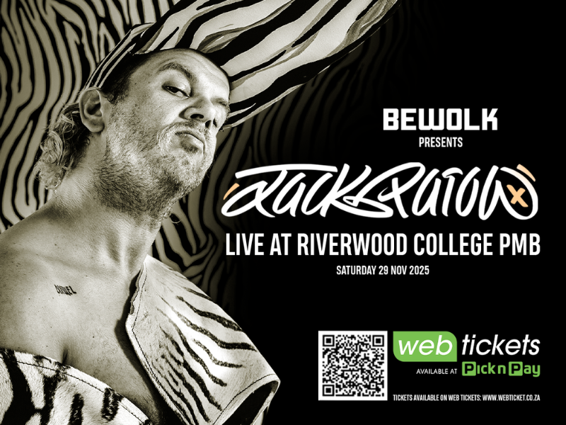 Jack Parow LIVE in PMB: One night. One legend. One massive jol.