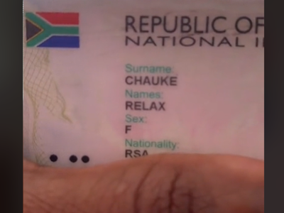 Mzansi has a good laugh at registered ID names