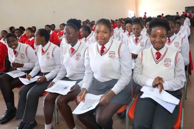 Matric class of 2023 sign exam pledge