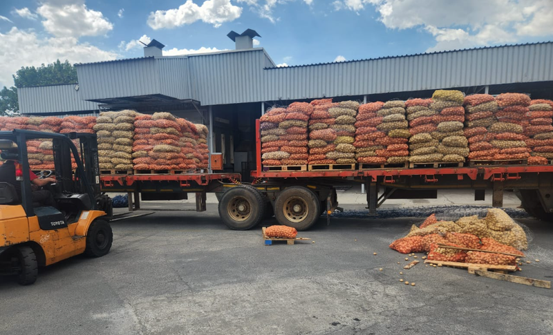 Local NGO donates 36 tonnes of potatoes to feed hungry South Africans