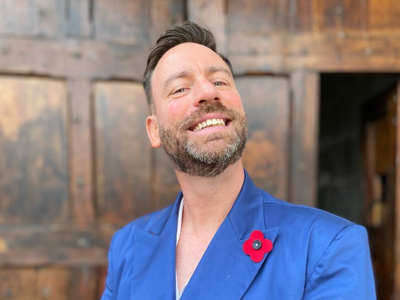 Rory Petzer all set and ready to win at the Comics Choice Awards