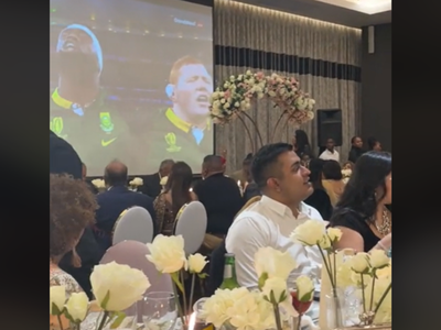Bride and Groom understood the Rugby World Cup assignment
