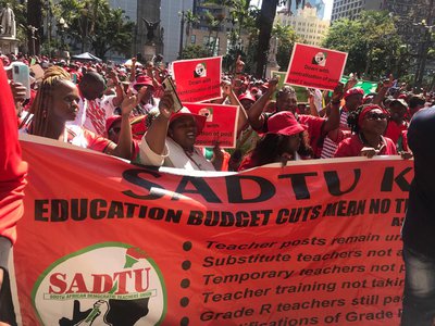 SADTU not happy with KZN Education