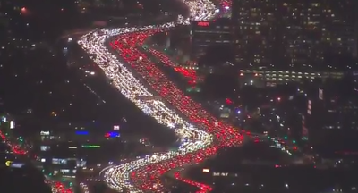 Could this be the most beautiful traffic jam ever?