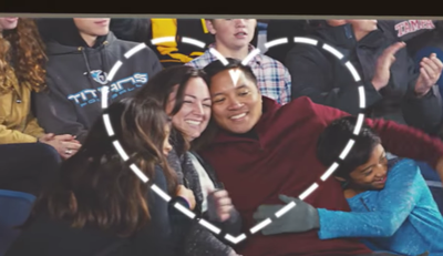 This Kiss Cam is promoting different forms of love