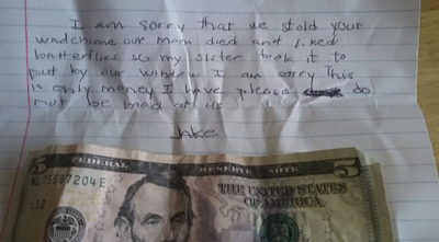 This note left on a strangers doorstep will break your heart