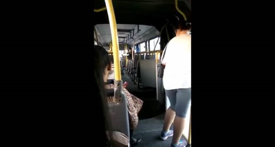 Terrifying moment bus splits in half, passengers left screaming