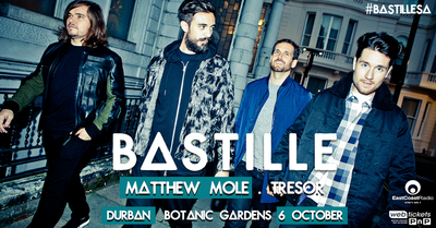 Top SA bands to open for Bastile