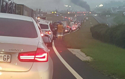 Protest action: N3 road closed at Mooi River