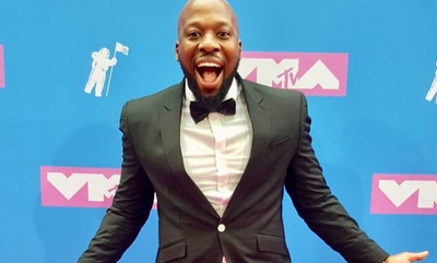 Bongani living his best life in New York at the MTV VMAs