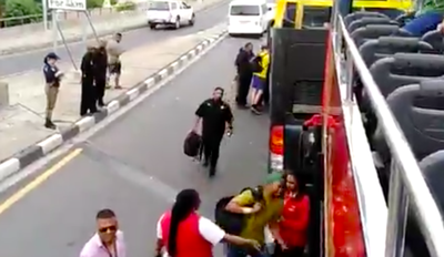 Springboks' trophy tour bus breaks down in Cape Town