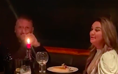 WATCH: Man pranks his friend with "marry me" proposal on first date