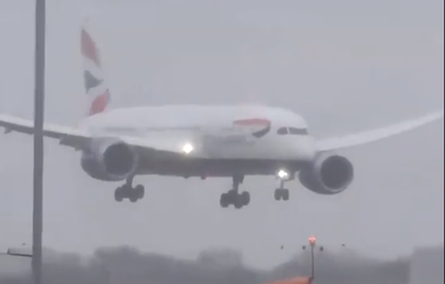 WATCH: Extreme weather leaves passengers screaming on airplane