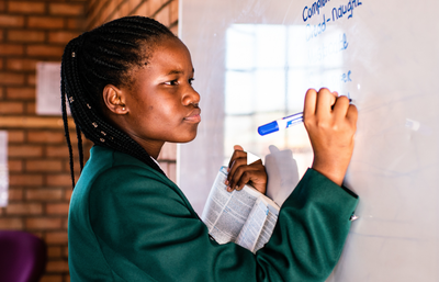 The spelling bee champion going head-to-head with illiteracy