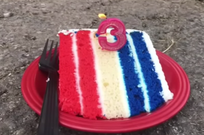 Hip hip hooray! Man throws birthday party for pothole