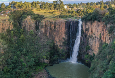 See Howick beyond the falls