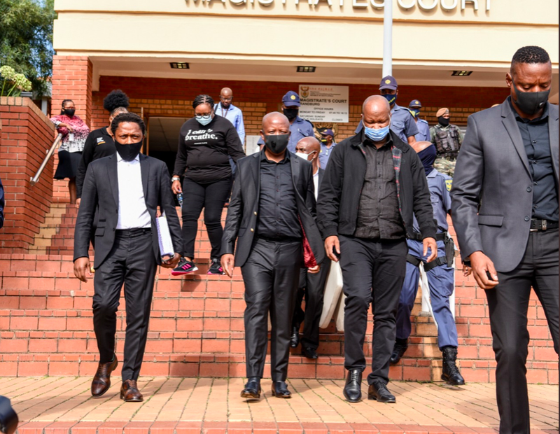 Police officer admits to oversight in Malema, Ndlozi trial