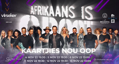 Afrikaans Is Groot is terug én hierdie keer groter as ooit!