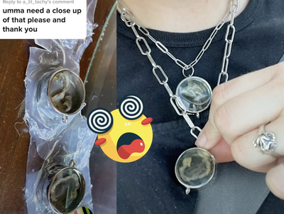 WATCH: Woman turns fallopian tubes into a necklace!